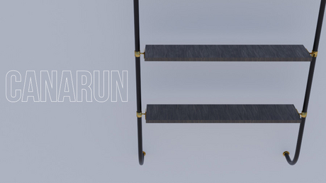 Second Life Marketplace - Gold/Wood Shelf - CANARUN / %100 Mesh